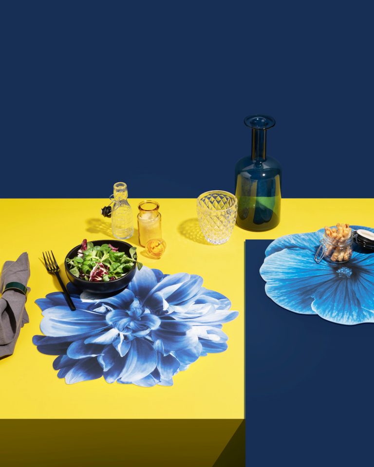 Tovaglietta tonda Bouquet – Fiore arancio - Emily Evans